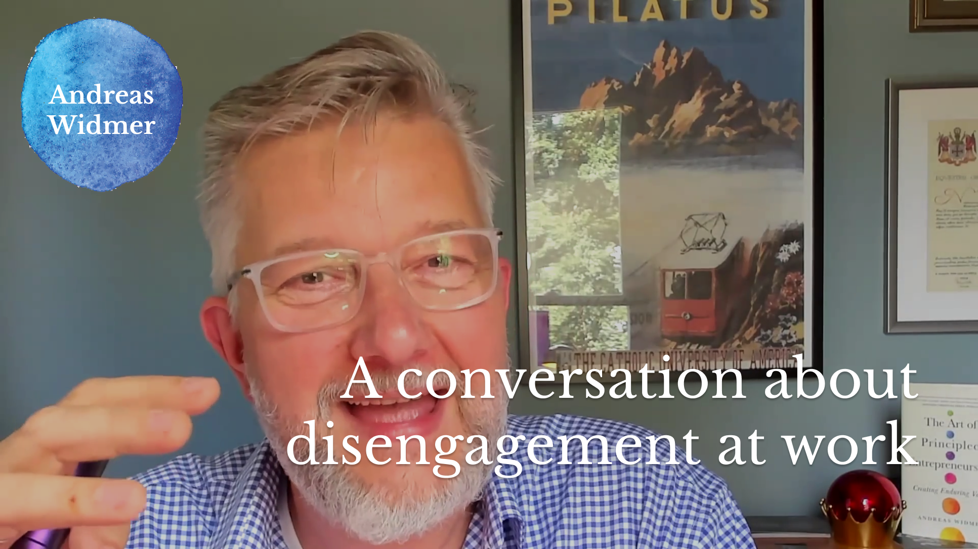 A conversation about disengagement at work - Andreas Widmer